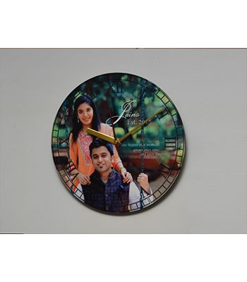 Personalized round photo clock in Chennai. Purchase online for all ...